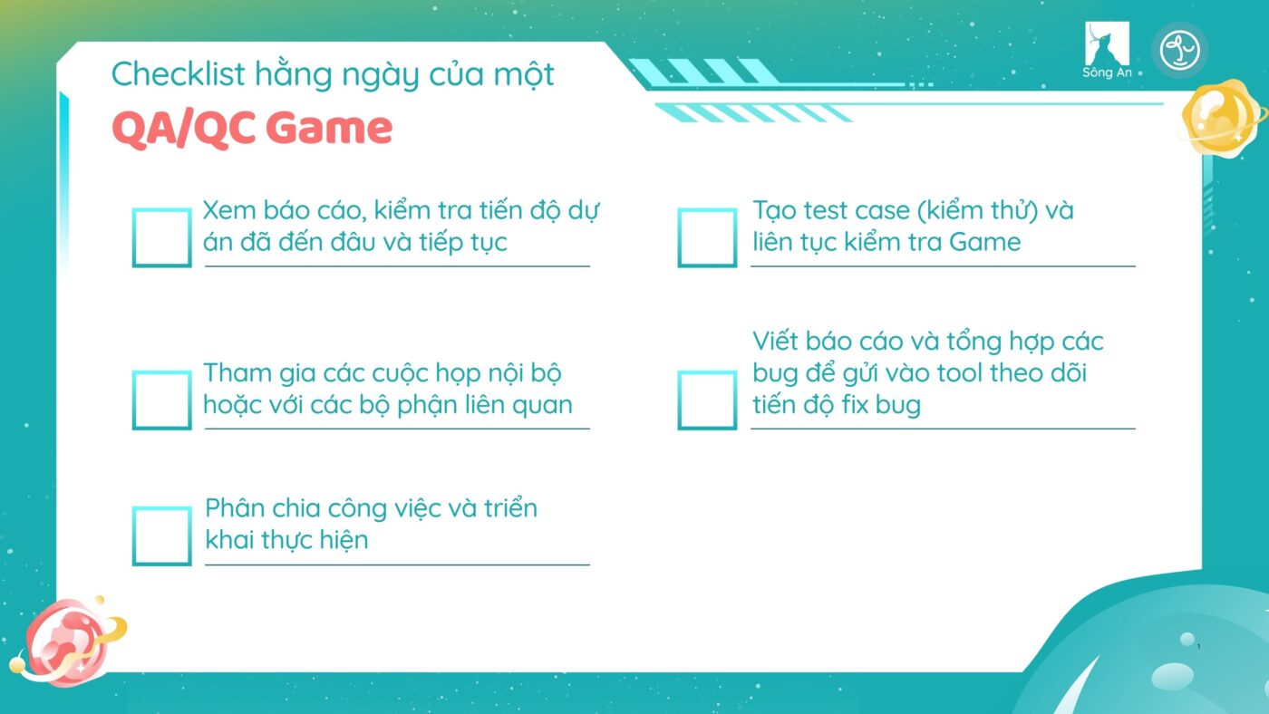 QA/QC Game - Đoàn Phù Đông Anh – Hướng nghiệp Sông An